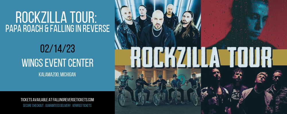 Rockzilla Tour: Papa Roach & Falling In Reverse at Wings Event Center ... Rockzilla Tour: Papa Roach & Falling In Reverse at Wings Event Center ...